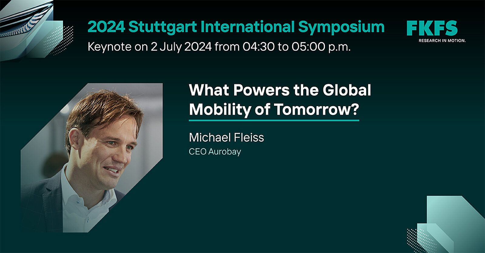 FKFS: Research in Motion: Michael Fleiss presents keynote speech at the ...